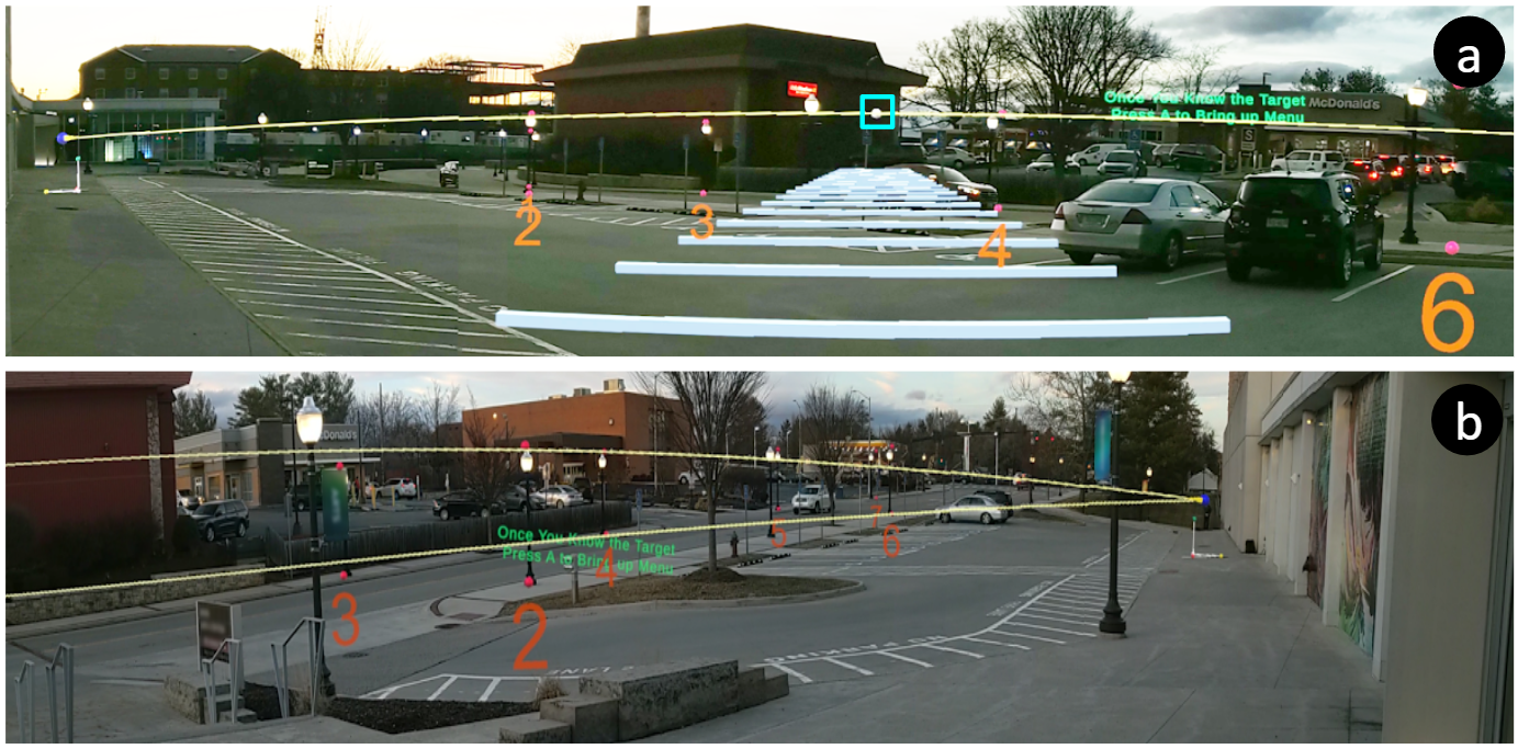 Evaluation Of Pointing Ray Techniques For Distant Object Referencing In